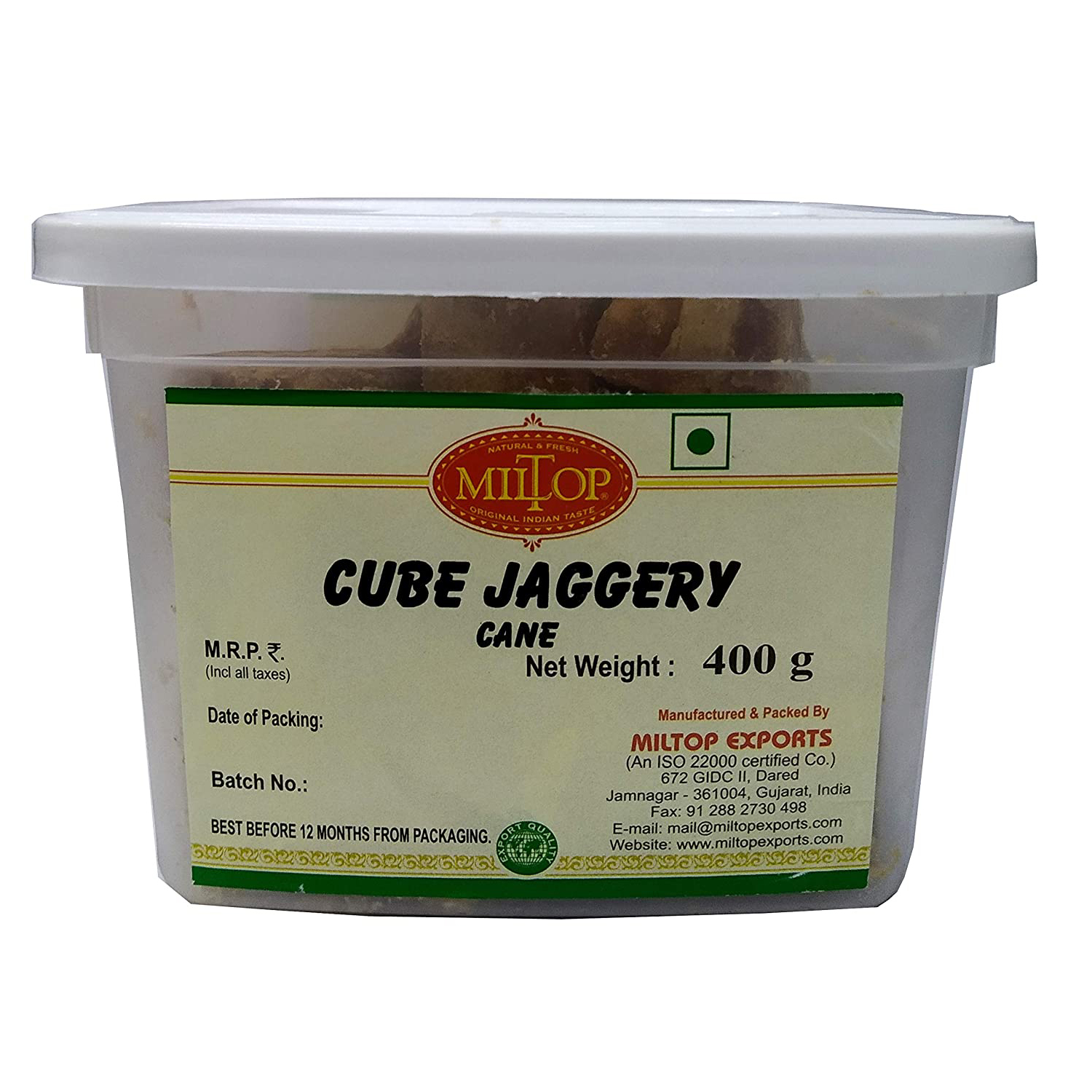 Jaggery Cubes - Miltop Online Store